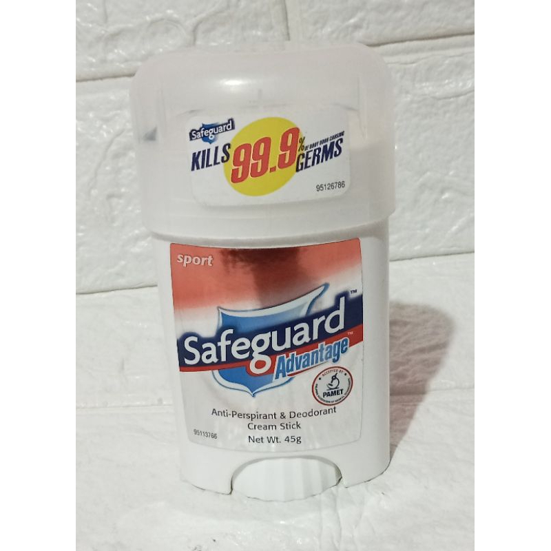 safeguard anti-perspirant & deodorant cream stick (45g) | Shopee ...