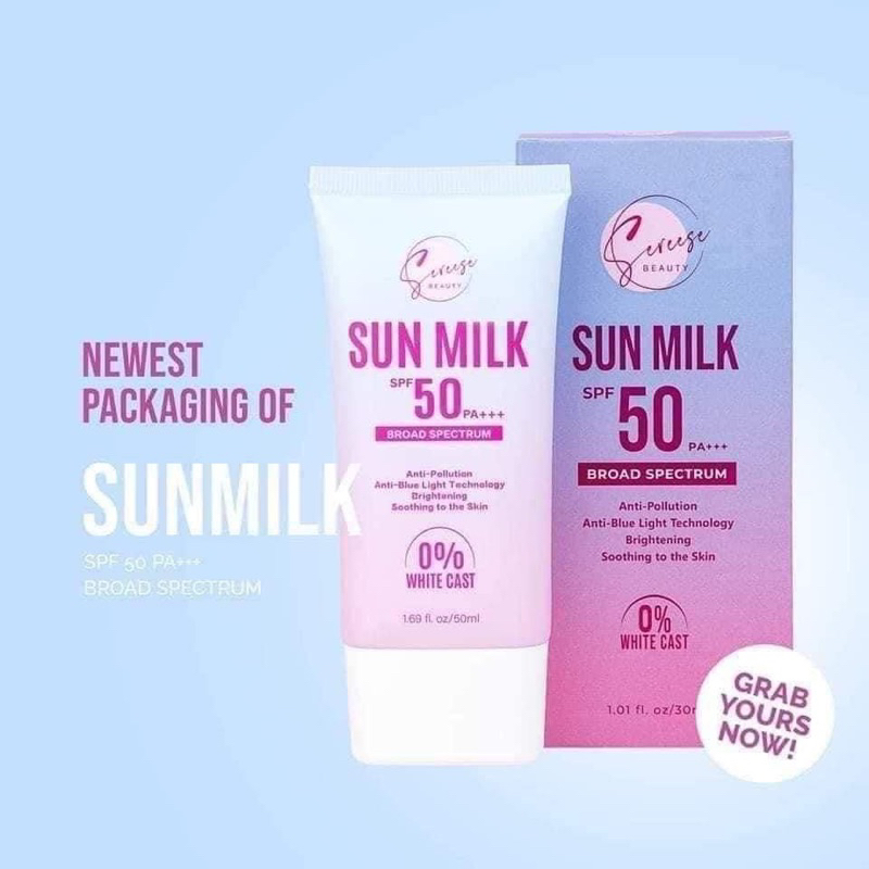 SEREESE BEAUTY SUN MILK SPF50 | Shopee Philippines