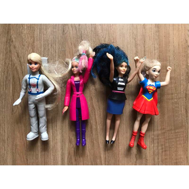 Mcdo Happy Meal Barbie Collection Supergirl, astronaut,Pop star and ...