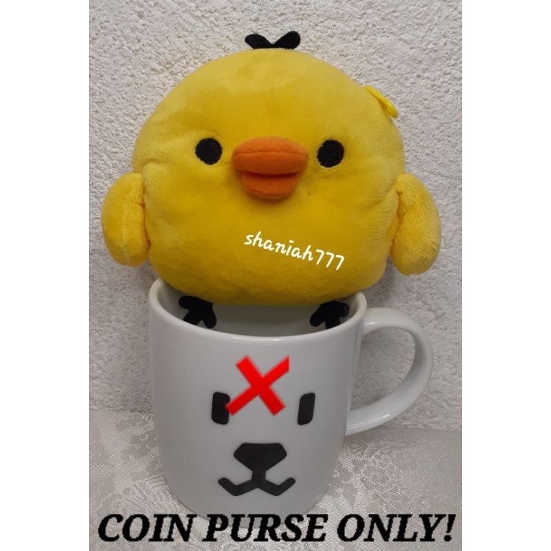 Cute Kawaii KIIROITORI MINI Plushie Coin Purse Coin Case Small Coin ...