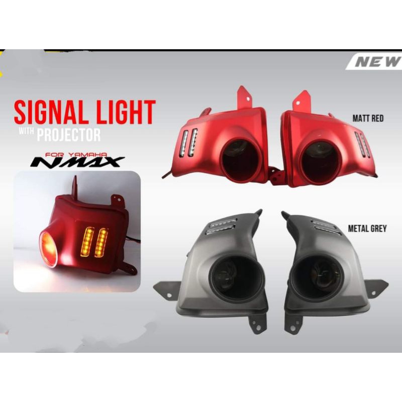 TST SIGNAL LIGHT WITH PROJECTOR NMAX V1 | Shopee Philippines