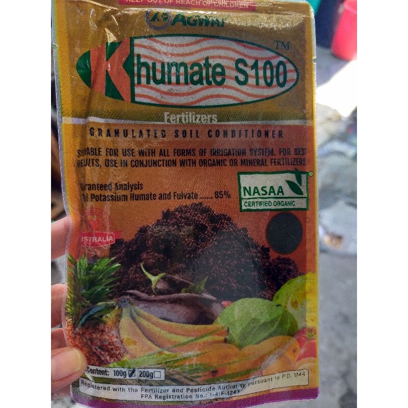 KHUMATE S 100 SOIL CONDITIONER 100GRAMS | Shopee Philippines