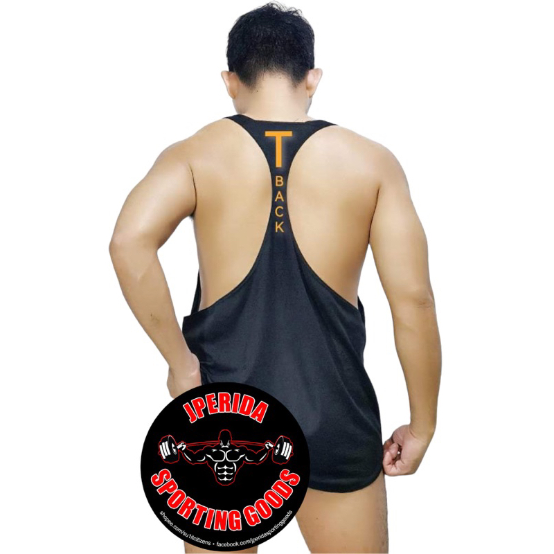 T-Back large Stringer sando Pro-Max body builder gym sports uniform ...
