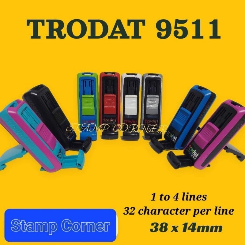TRODAT 9511 SELFINKING STAMP COD w/printy | Shopee Philippines