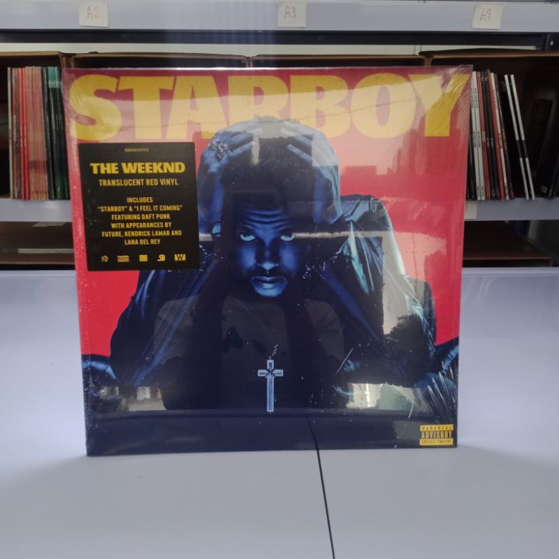 THE WEEKND Starboy Transluscent Red Vinyl | Shopee Philippines