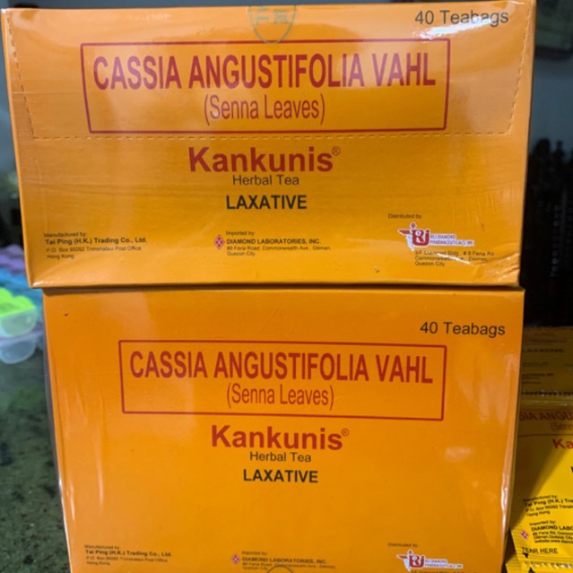 Kankunis Herbal Slimming Tea Detox Laxative Senna Leaves 40 teabags ...