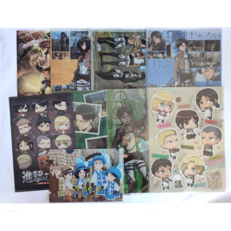Attack On Titan - Levi, Mikasa, Eren, Jean, Krista, Ymir, Sasha, Connie ...