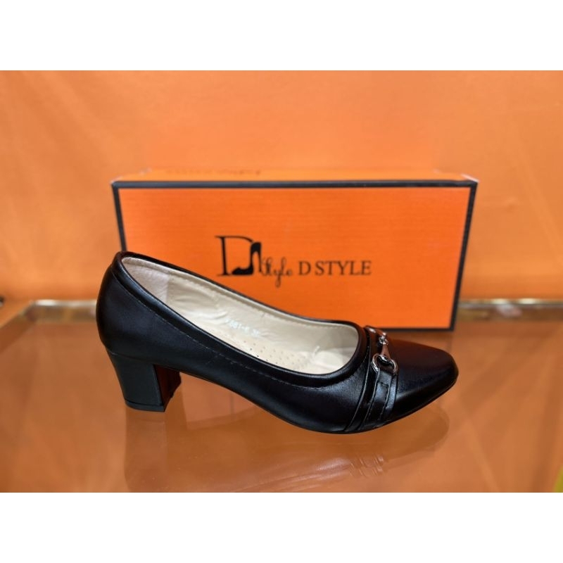 JK COD 6681 Black shoes 2inch heels for women | Shopee Philippines