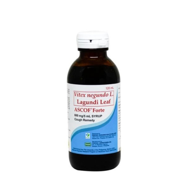 ASCOF Lagundi for Adults 600mg/5mL Sugar-Free Syrup 120mL Bottle ...