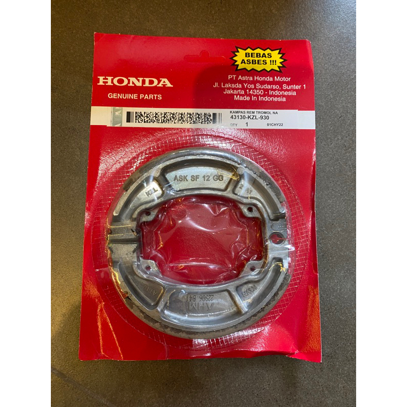 Honda Genuine Brake Shoe Beat / Click / Airblade / PCX | Shopee Philippines