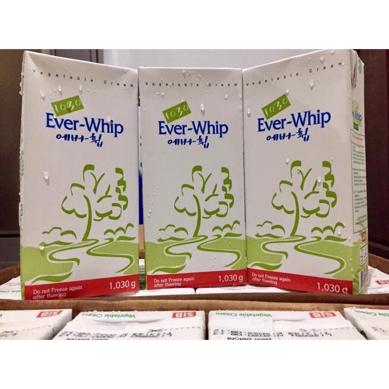 ever whip non dairy whipping cream 12pcs/ 1cs | Shopee Philippines