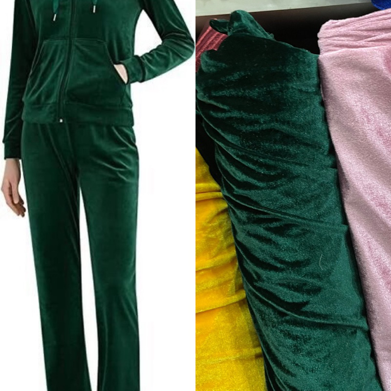 Velour Velvet Stretch Fabric 60” (Per Yard) | Shopee Philippines