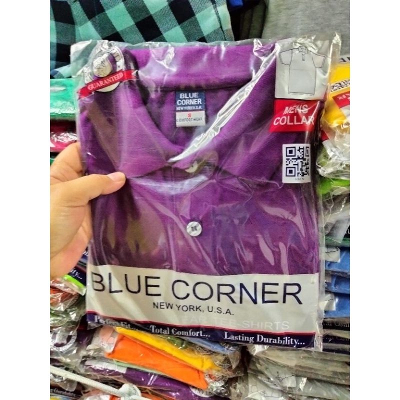Blue Corner Polo Shirts Adult (Unisex) | Shopee Philippines