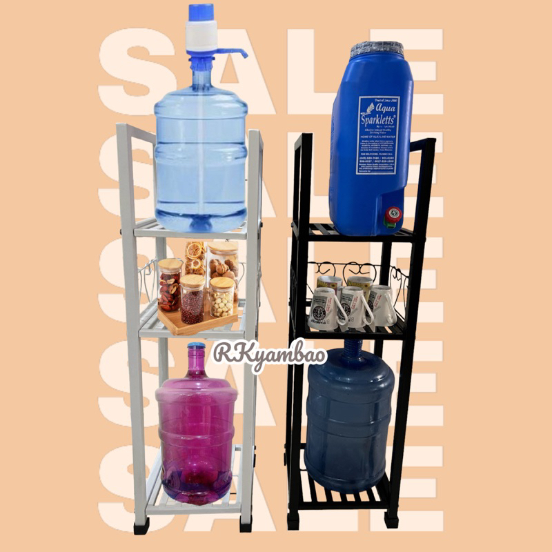 Mineral Water Rack Stand - For Slim|Round Gallons / RKyambao | Shopee ...