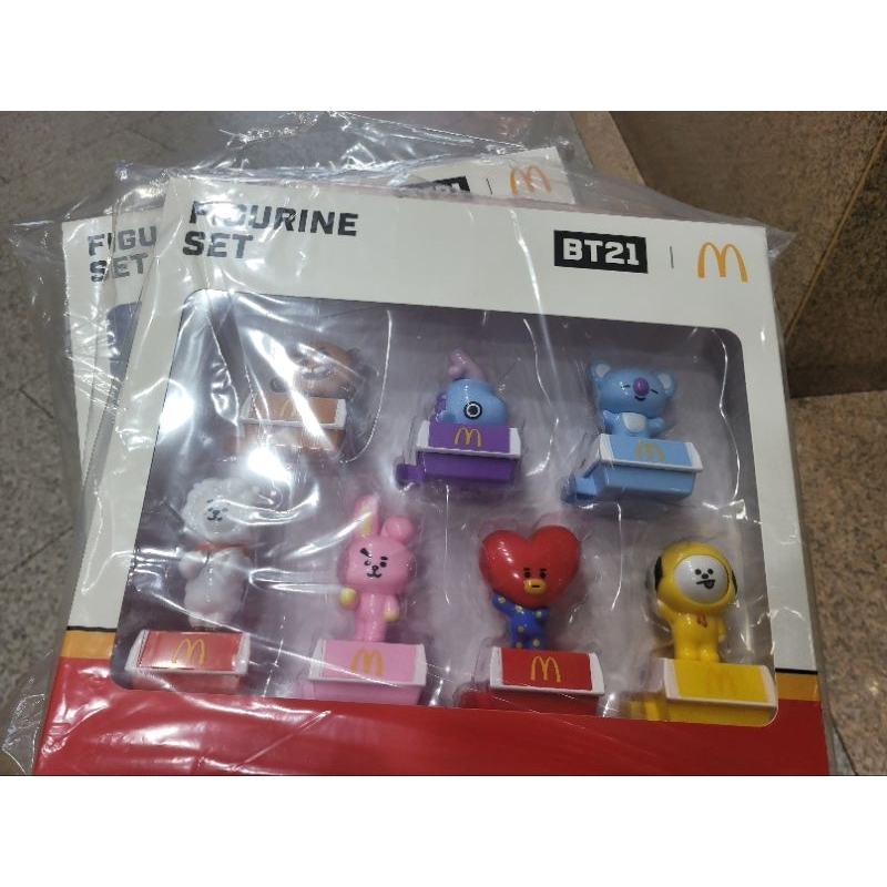 Bt21 McDonald's Figurine set | Shopee Philippines