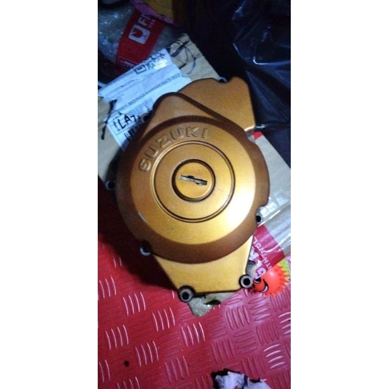 Suzuki magneto side crankcase cover ponkan for Raider 150 carb | Shopee ...