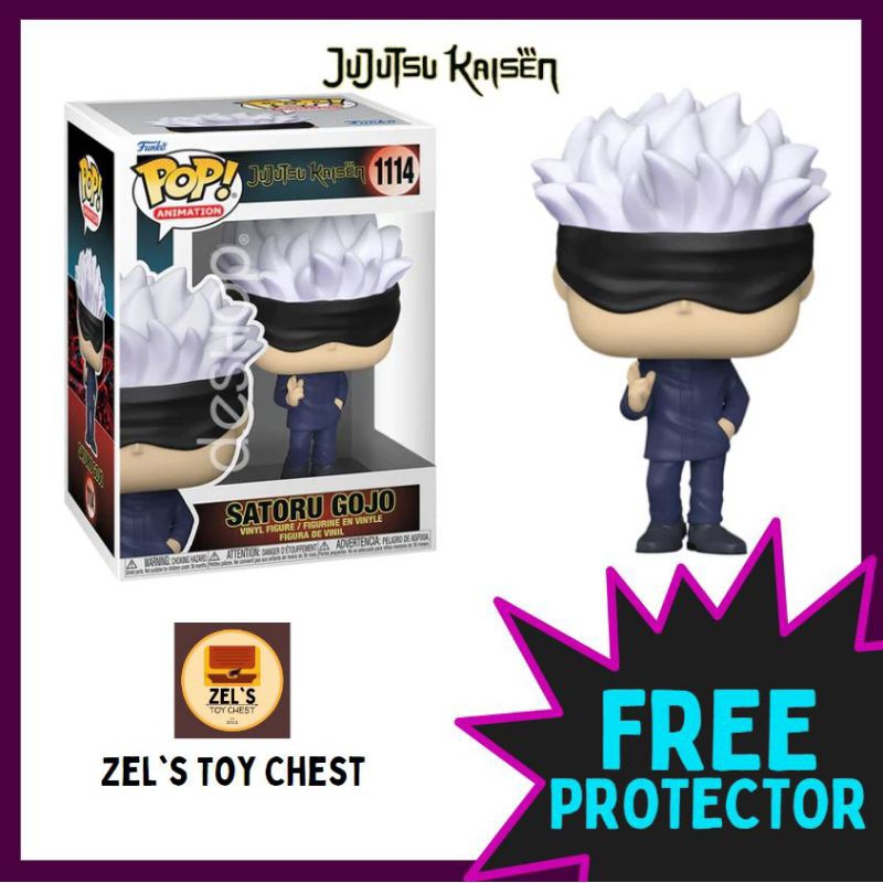 Funko Pop! Jujutsu no Kaisen: Gojo Satoru with Free Protector [Sold by ...