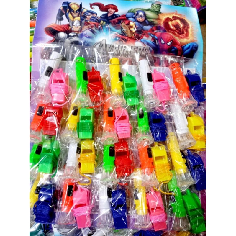 20PCS FLASHLIGHT WITH WHISTLE | Shopee Philippines