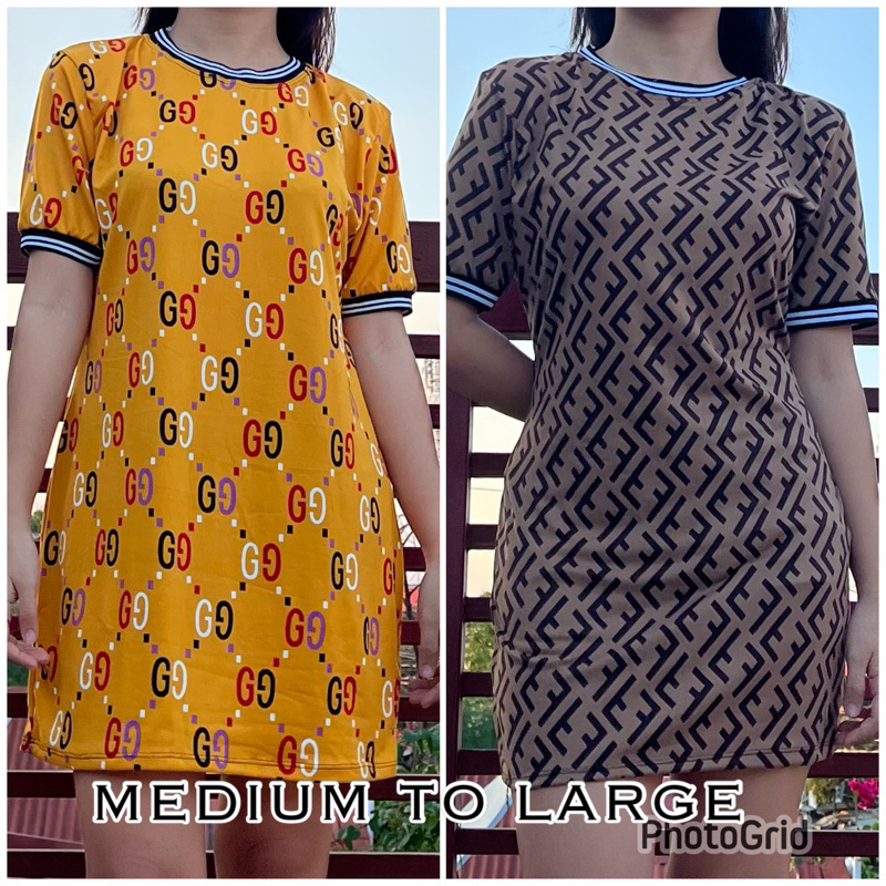SHIRT RINGER DRESS ASSORTED MEDIUM TO LARGE | Shopee Philippines