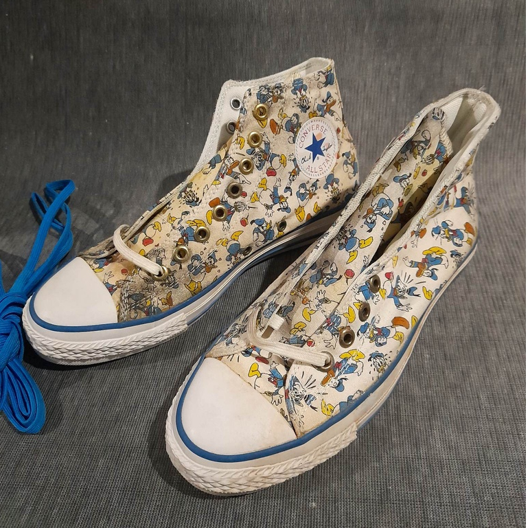 CLEARANCESALE 26CM Donald Duck x Converse All Star Chuck Taylor High ...