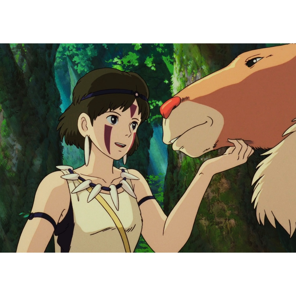 Princess Mononoke Characters Movie Poster A4 Size | Shopee Philippines