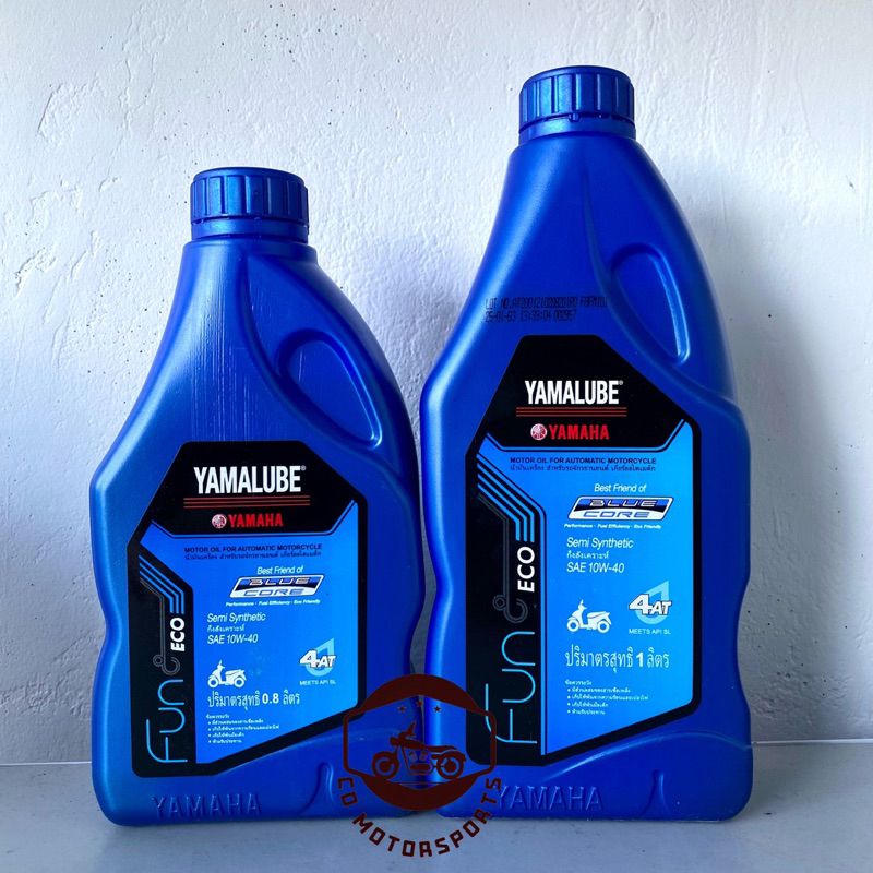 YAMAHA YAMALUBE Blue Core Motor Oil for Automatic Motorcycle | Shopee ...