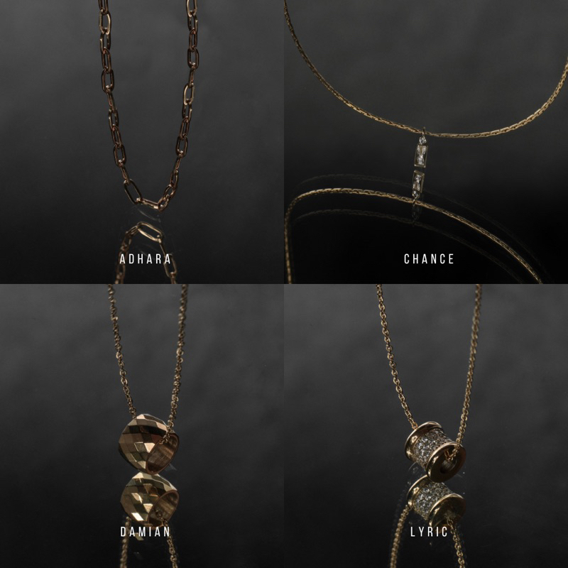 Burvon Love Language Collection Necklaces (Stone Pendant Dainty Jewelry ...