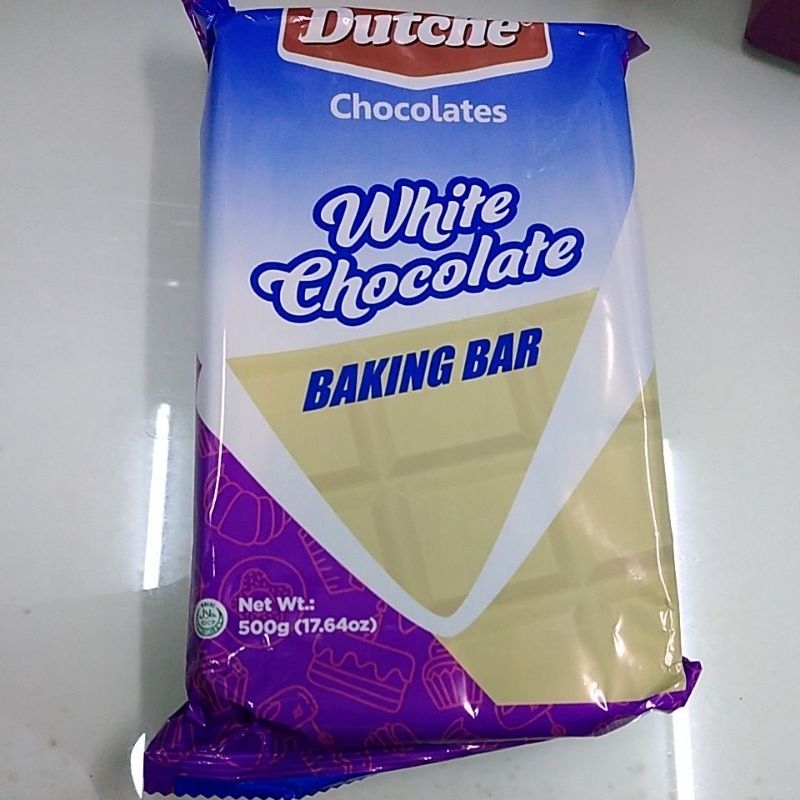 Dutche White Chocolate Baking Bar 500g April 30, , 2026 | Shopee ...