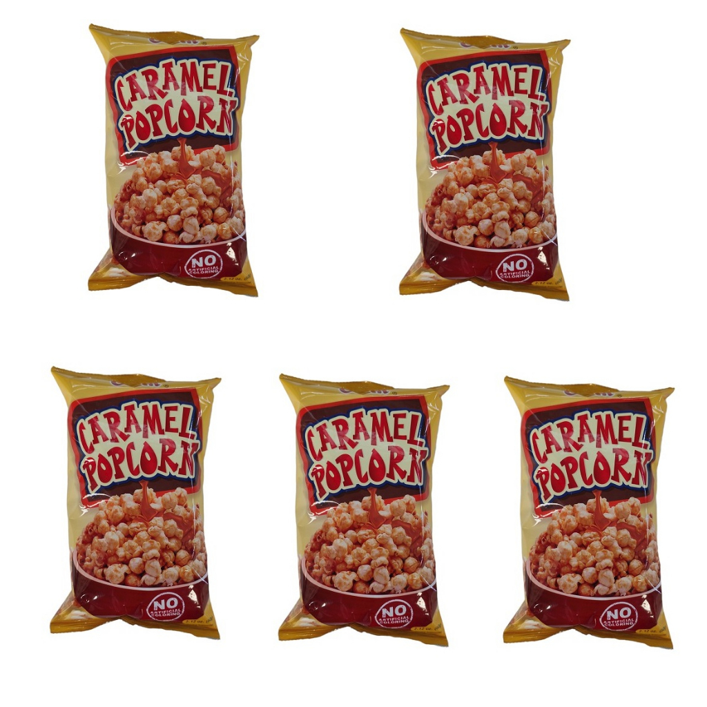 Bundle of 5 Oishi Caramel Popcorn 60g | Shopee Philippines