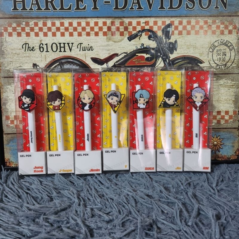 [ONHAND] OFFICIAL BTS Tinytan Figure Gel Pen Mic Drop | Shopee Philippines