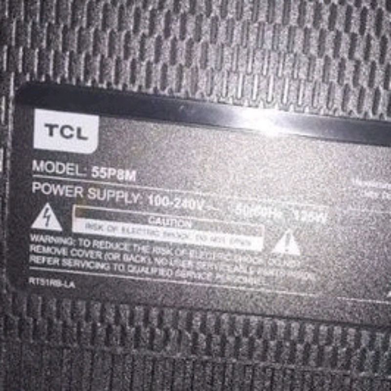 Backlight Set 55inch TCL Led55p8m, 55p8m smart tv 4strip Cut 7+8b ...