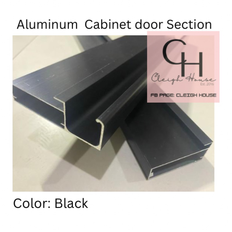 cabinet door ACP frame aluminum w/ C handle 1.5mts | Shopee Philippines