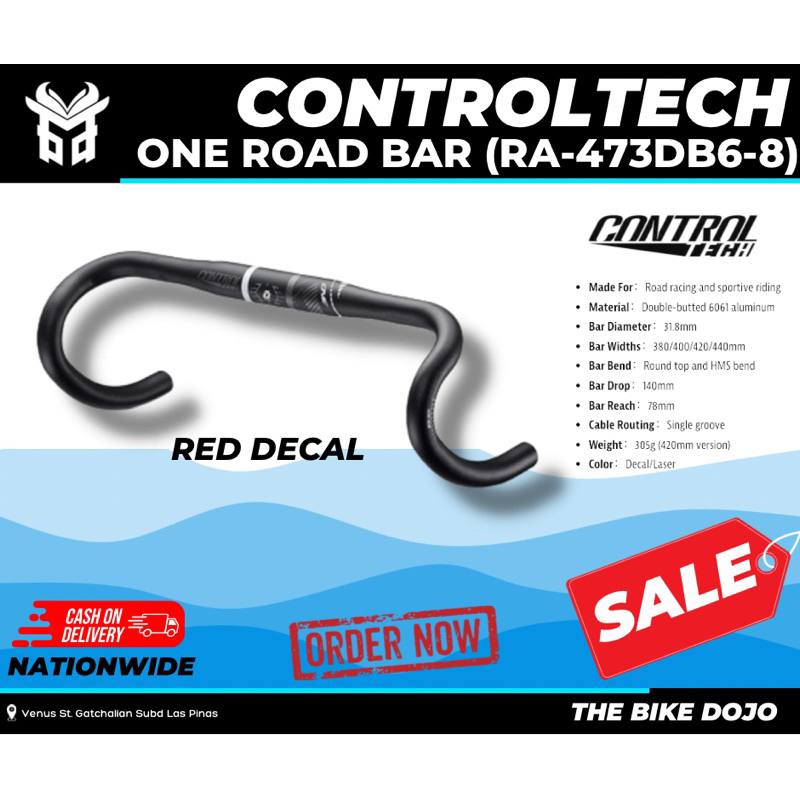 Controltech NW One Road Bar (dropbar) | Shopee Philippines