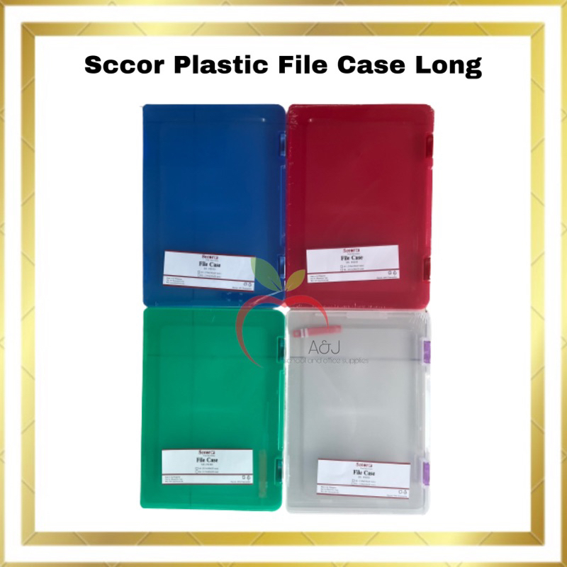 Sccor Plastic File Case Long | Shopee Philippines