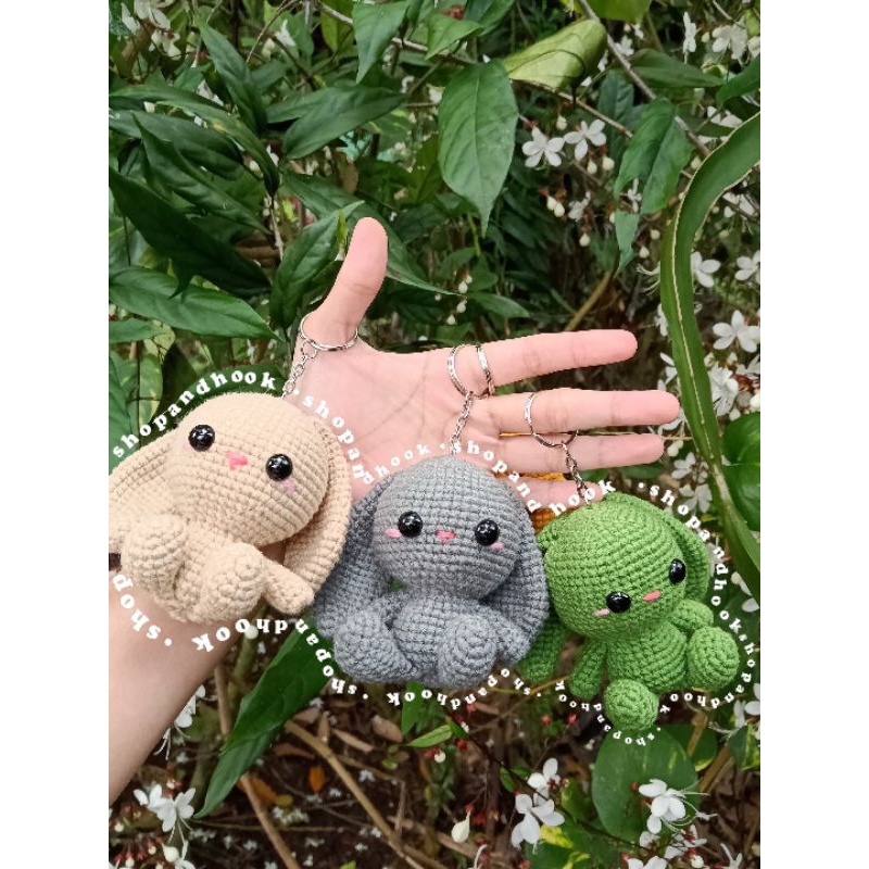 Handmade Cute Small Mini Amigurumi Crochet Stuff Toy Bunny Rabbit ...