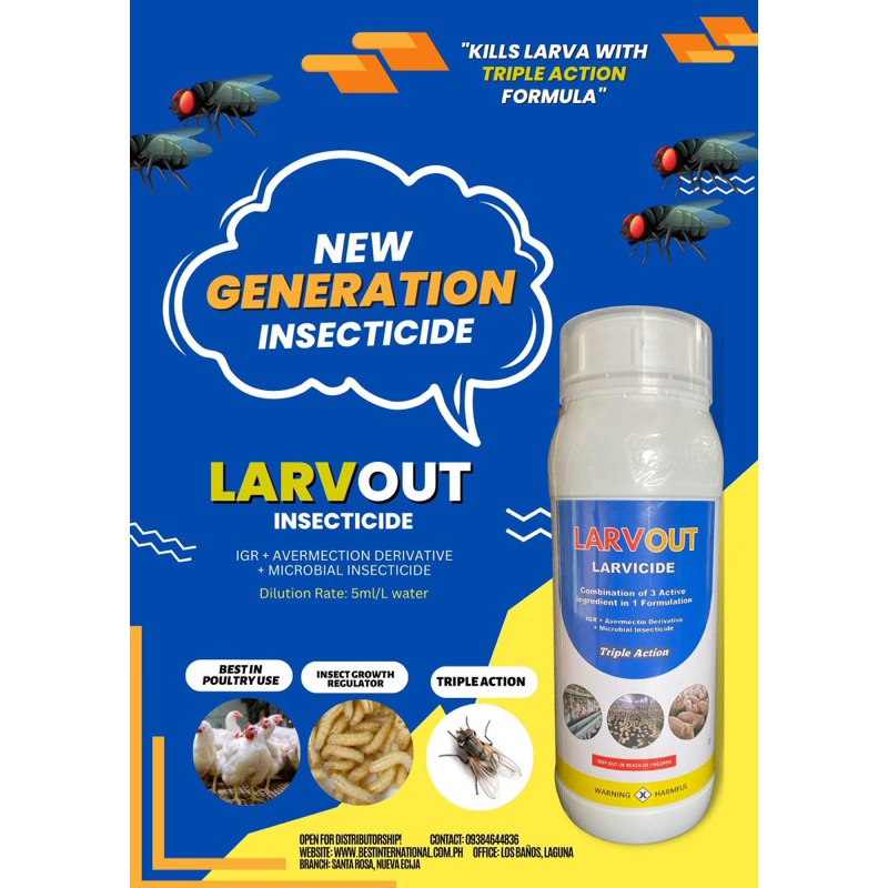 Larvout larvicide Triple action (1box) | Shopee Philippines