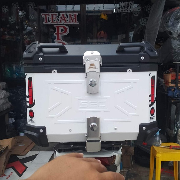 Alloy top box 55L 45L 35L SEC, Duhan, Motobox (Pure Alloy) Givi box | Shopee Philippines