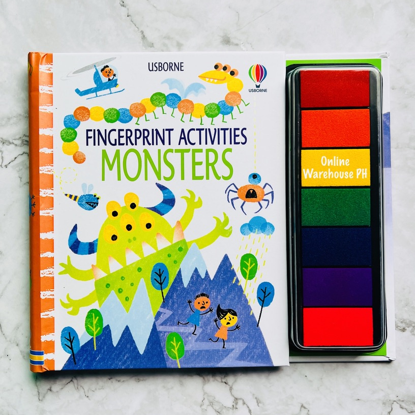 Usborne Fingerprint Activities -MONSTERS (On-hand and Ready to Ship ...