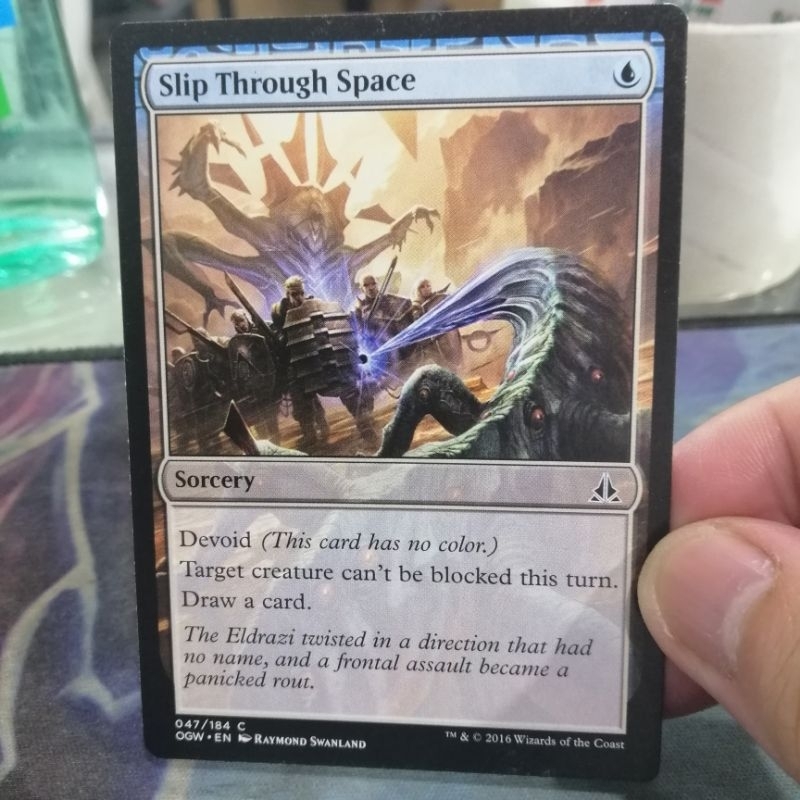 1 light play Slip through space OGW oath of the MTG card magic | Shopee ...