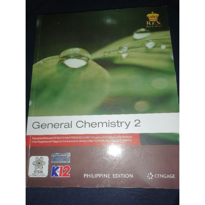 General Chemistry 2 ( Philippine Edition) Cengage | Shopee Philippines