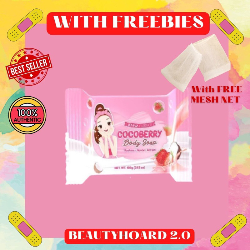 COD NEW PACKAGING COCOBERRY SOAP WHITENING SOAP TRIAL PACK BY JENNA ...