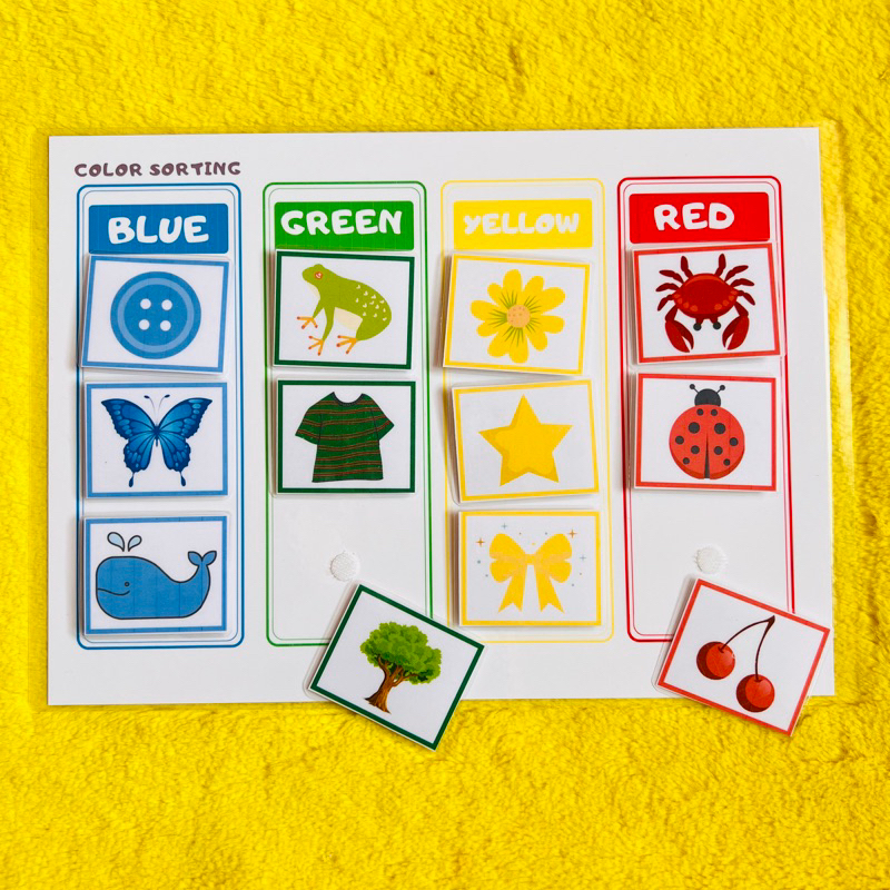BUSY BOOK LAMINATED A4 MATCHING WORKBOOK PER PIECE FOR TODDLERS ...