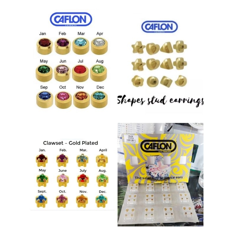 EAR PIERCING CAFLON HYPOALLERGENIC EARINGS | Shopee Philippines