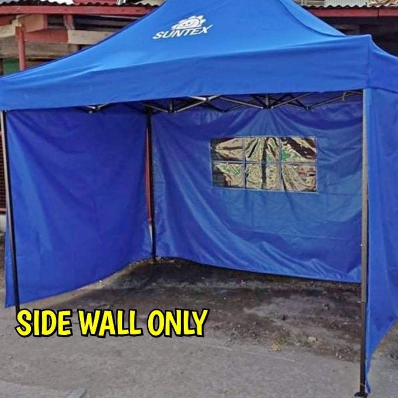 3m x 3m 4 pcs side wall with plastic and lona mayam combination window ...