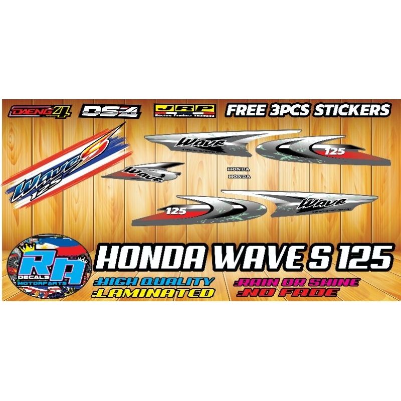 Honda Wave S 125 Stock Decals | Shopee Philippines
