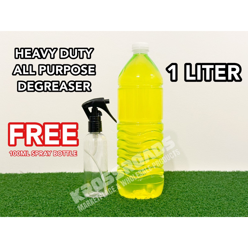 1 Liter High Grade All Purpose Degreaser - Dilutable (FREE 100ml spray ...