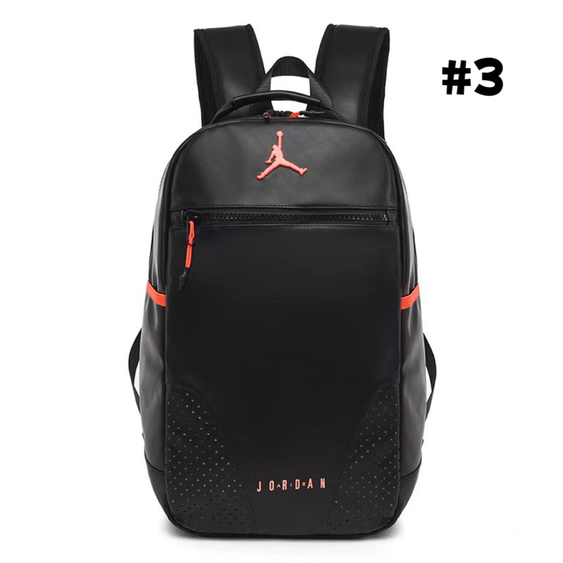 COD Air Jordan backpack AJ leather backpack (travel bag school backpack ...
