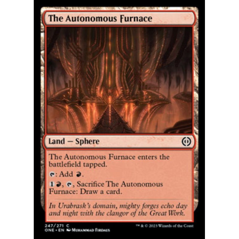 The Autonomous Furnace - ONE - MTG Cards | Shopee Philippines