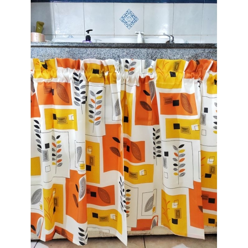 Kitchen Curtain Lababo Kurtina - Brisbane | Shopee Philippines