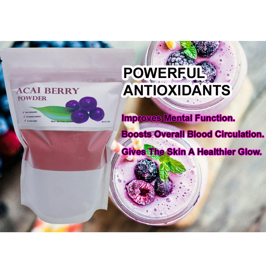 ACAI BERRY Powder (250g) Premium Quality | Shopee Philippines